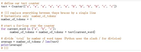 Solved Replace The Bracketed Code In The Cell Below By A Chegg