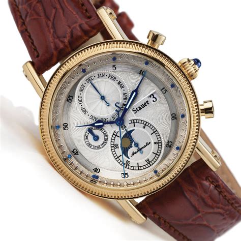 Amazon Stauer Men S Watchmaker 27 Jewel Automatic Watch With
