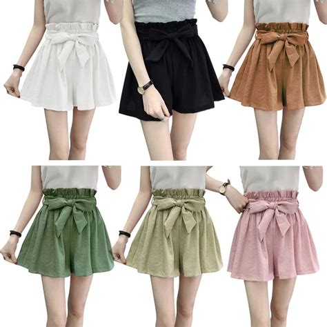 Hot Summer Casual Shorts Beach High Waist Short Fashion Lady Women In