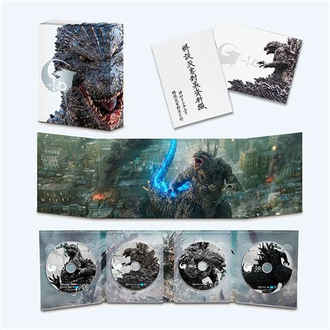 Godzilla Minus One 4k Deluxe Edition Steelbook And Standard Varianten