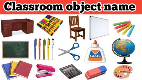 Classroom Object Name Things In The Classroom Classroom Objects Vocabulary Words List Youtube