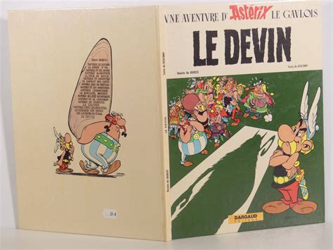 Uderzo et Goscinny Astérix Le Devin en édition originale de en très bel état L