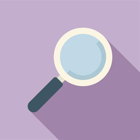 Magnifier Icon Flat Vector Computer Interface 16161158 Vector Art At