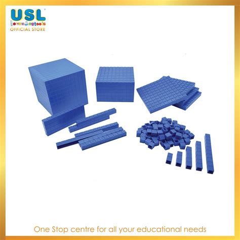 Interlocking Base Ten Blocks Manipulatives And Mathematics Shopee