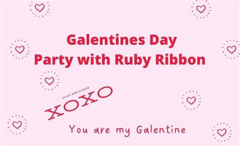 Galentines Day Party With Ruby Ribbon