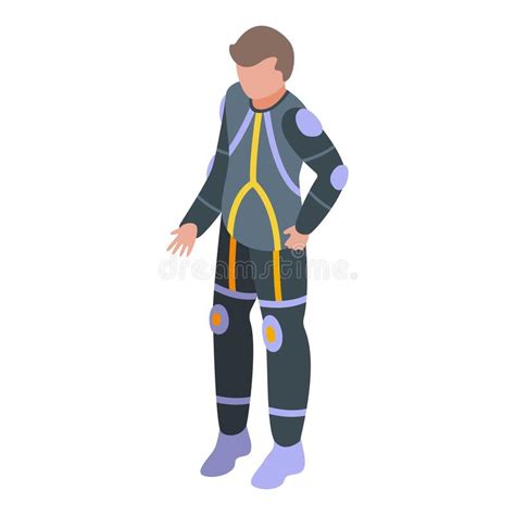 Race Man Icon Isometric Vector Biker Uniform Stock Vector Illustration Of Jacket Hand 262641599