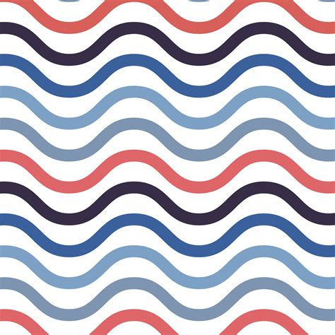 Colorful Curve Seamless Pattern Design For Decorating Wallpaper Wrapping Paper Fabric