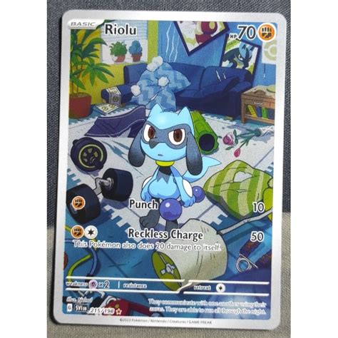 PokÉmon Ptcg Sv1 Scarlet And Violet 215198 Riolu Shopee Malaysia