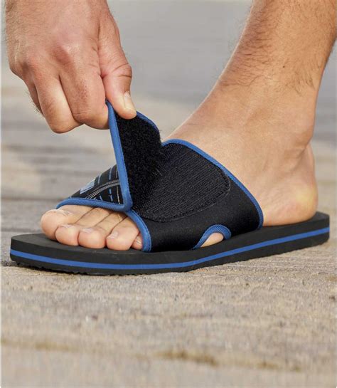 Sandales de plage légères noir Atlas For Men