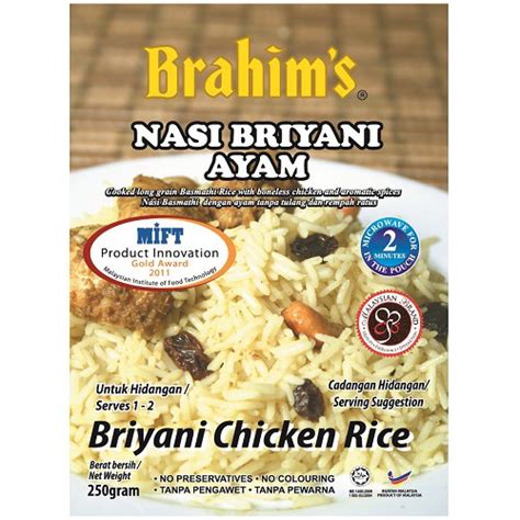 Brahim S Rice Meals Ready To Eat Shopee Malaysia
