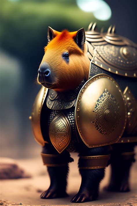 Lexica Capybara With Futuristic Armor Art By Jose Antonio Fiestras