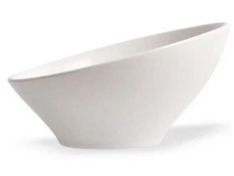 White Ceramic Ariane Prime Angular Bowl 19 Cm At Best Price In Mumbai