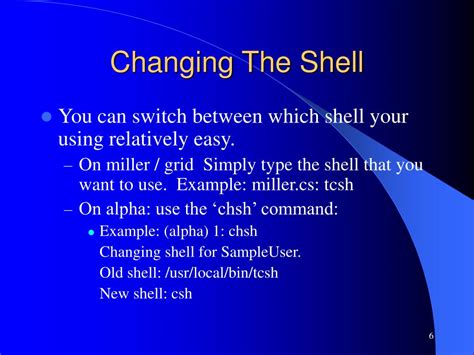 Ppt The Shell And Some Useful Administrative Unix Commands Powerpoint