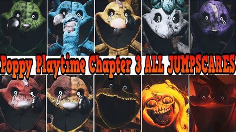 Poppy Playtime Chapter ALL JUMPSCARES YouTube