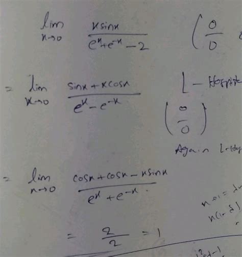 Evaluate Lim X Rightarrow Frac X Sin X E X E X