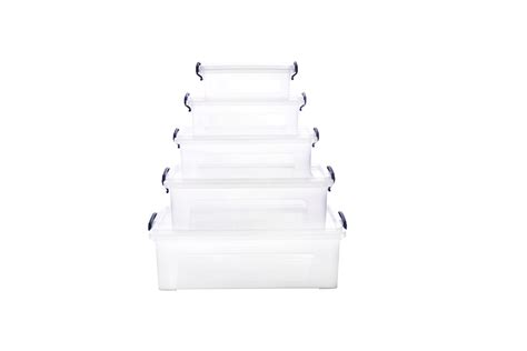 Buy Superio Clear Storage Bins With Lids Stackable Plastic Storage