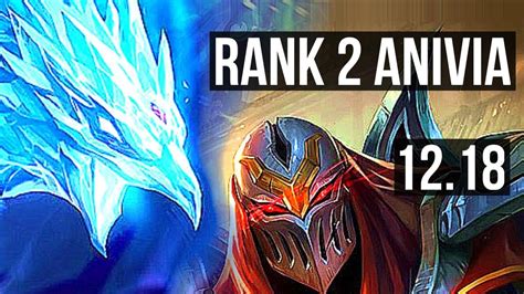 Anivia Vs Zed Mid Rank 2 Anivia 1001 7 Solo Kills Legendary