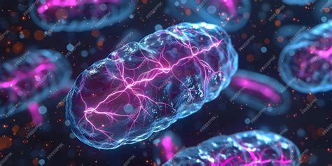 Premium Photo 3d Model Of Mitochondria Showing Dynamic Structure And