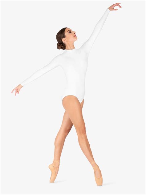 Womens Strappy Back Long Sleeve Leotard Fashion Leotards Baltogs