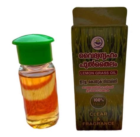 30ml Vaidyagriham Lemongrass Oil At Rs 80bottle Lemongrass Oil In
