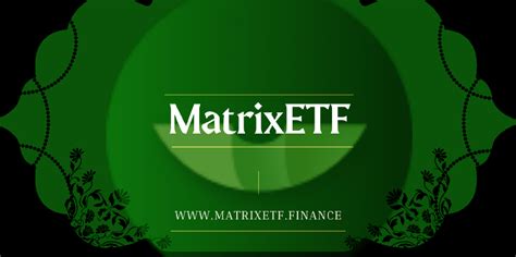 the difference between matrixetf and traditional etfs by thedaraguy