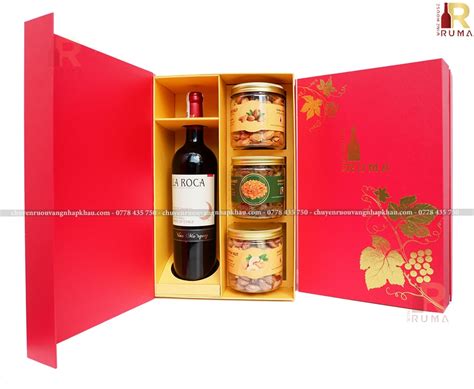 Hộp Quà Tặng Tết Rượu Vang Chile La Roca Cab Sau Ruma Wine