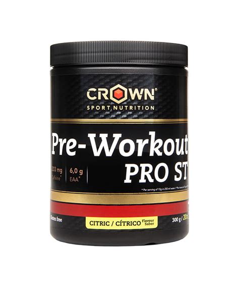 Pre Workout PRO ST Citrusi Crown Sport Nutrition 300g VitalGo