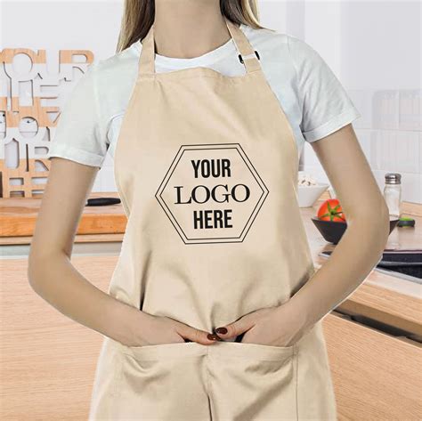 Custom Logo Apron Personalized Apron For Men Custom Apron Etsy