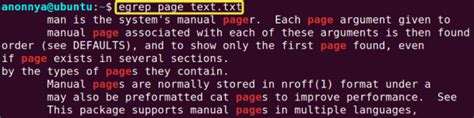 The Egrep” Command In Linux 10 Practical Examples