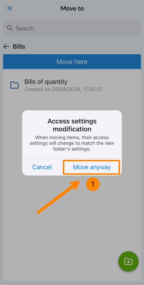 file folder access control planradar helpcenter
