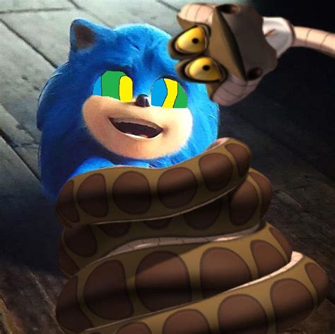 Kaa And Young Movie Sonic By Sonicnagaclub On Deviantart