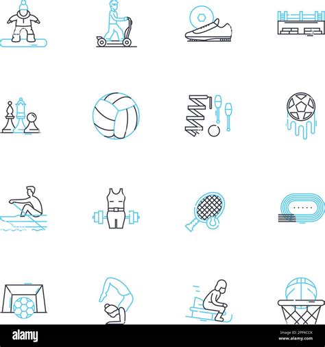 Events Linear Icons Set Celebration Ceremony Gathering Festivity