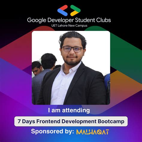 I Am Attending 7 Days Frontend Development Bootcamp Lets Code