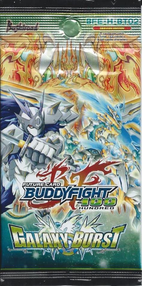 Future Card Buddyfight Galaxy Burst 5 Card Booster Pack In Stock