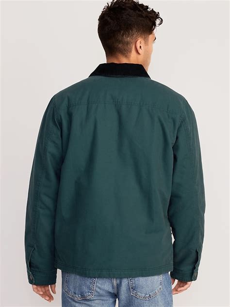 Cozy Lined Canvas Barn Coat Old Navy