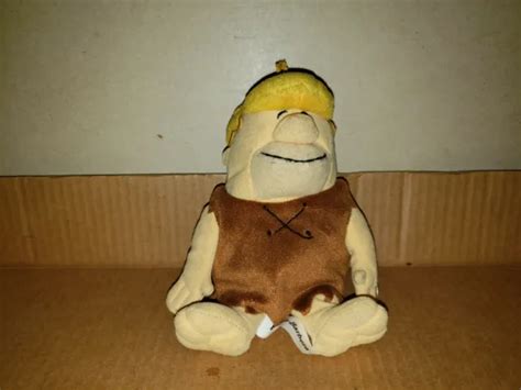 Hanna Barbera Plush Barney Rubble From The Flintstones 1999 8 Lot11