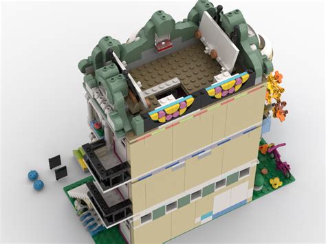 Lego Moc Emmas Art School Corner By Brick Artisan Rebrickable