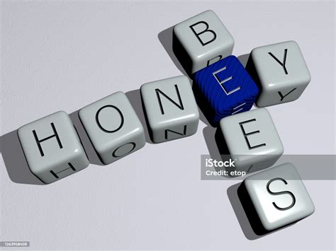 최고의 관점에서 입방 문자로 만든 꿀벌의 조합 개념 프리젠 테이션에 탁월합니다 배경 과 삽화 3d 일러스트레이션 개념에 대한 스톡 사진 및 기타 이미지 Istock