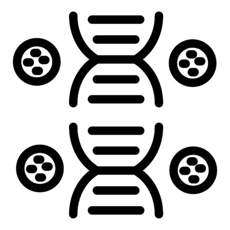 Premium Vector Dna Structure Surrounded By Cells For Biology And