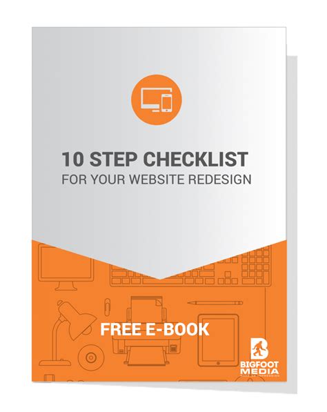 10 Step Website Redesign Checklist Web Design Greenville SC Website Development BIGFOOT MEDIA