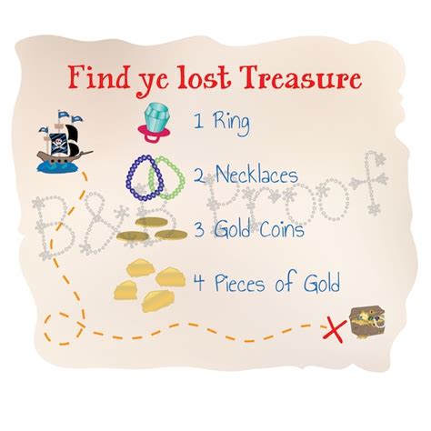 Treasure Map Etsy