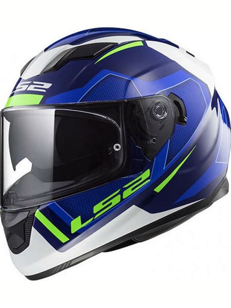 LS2 FF320 Stream Evo Full Face Helmet with Sun Visor ECE 22.05 1550gr ...