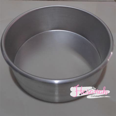 Jual Loyang Bulat Loyang Bolu Press Tanpa Sambungan 20 Cm Tinggi 7 Cm