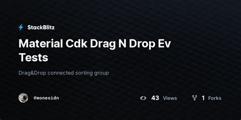 Material Cdk Drag N Drop Ev Tests Stackblitz
