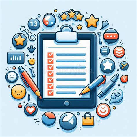 User Feedback Form A Questionnaire Or Form That Collects User P Stock