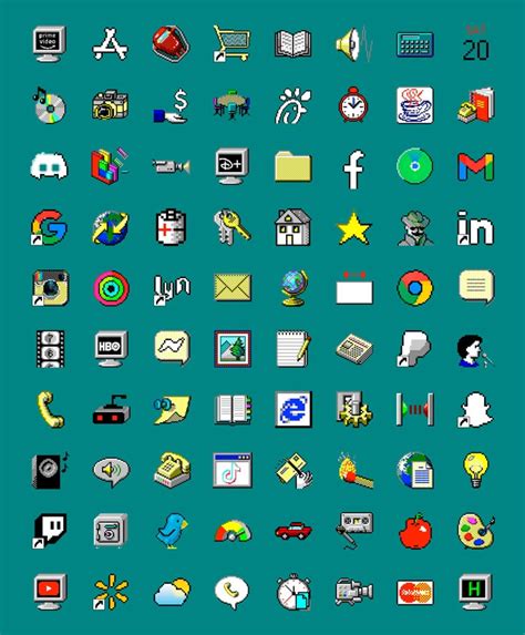 Windows 95 App Icons Iphone App Design Iphone Photo App Ios App Icon