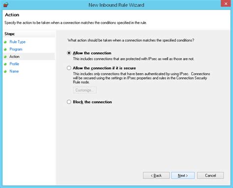 Windows Firewall Setup