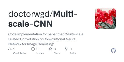 Github Doctorwgd Multi Scale Cnn Code Implementation For Paper That