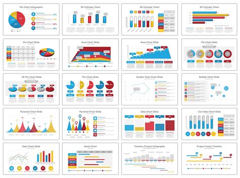 Data Charts PowerPoint Template 94245 TemplateMonster Data Charts
