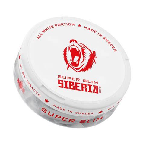 All White Super Slim Nicotine Pouches By Siberia Prime Vapes Uk